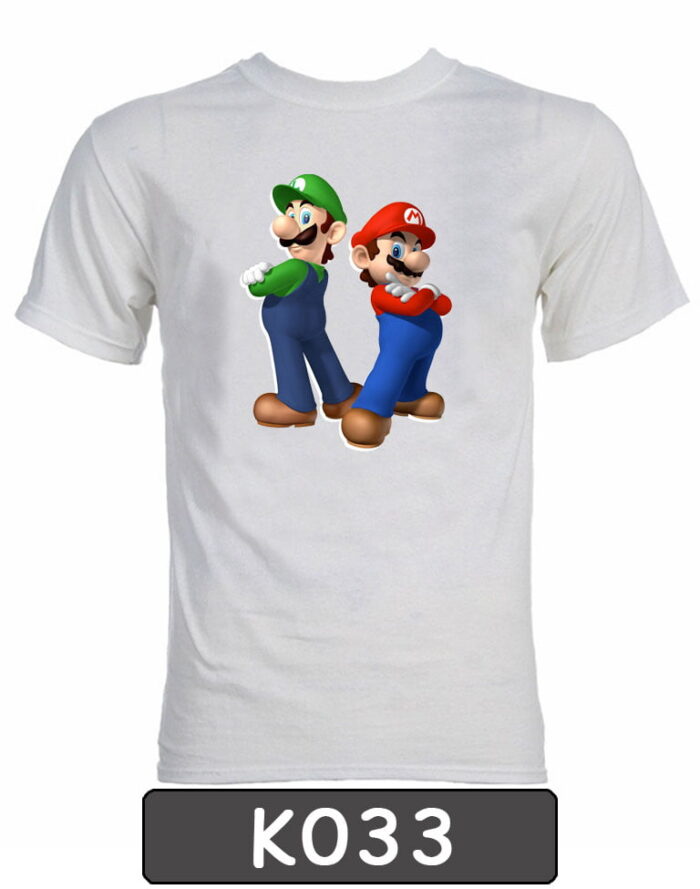 Remera estampada Mario Bros. K033 - Monarqui Remeras